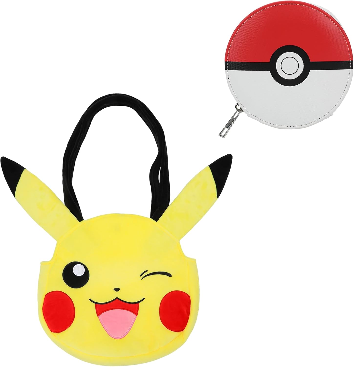 Amazon.com: Pokemon Pikachu Tote Bag & Pokeball Coin Purse Gift Set ...