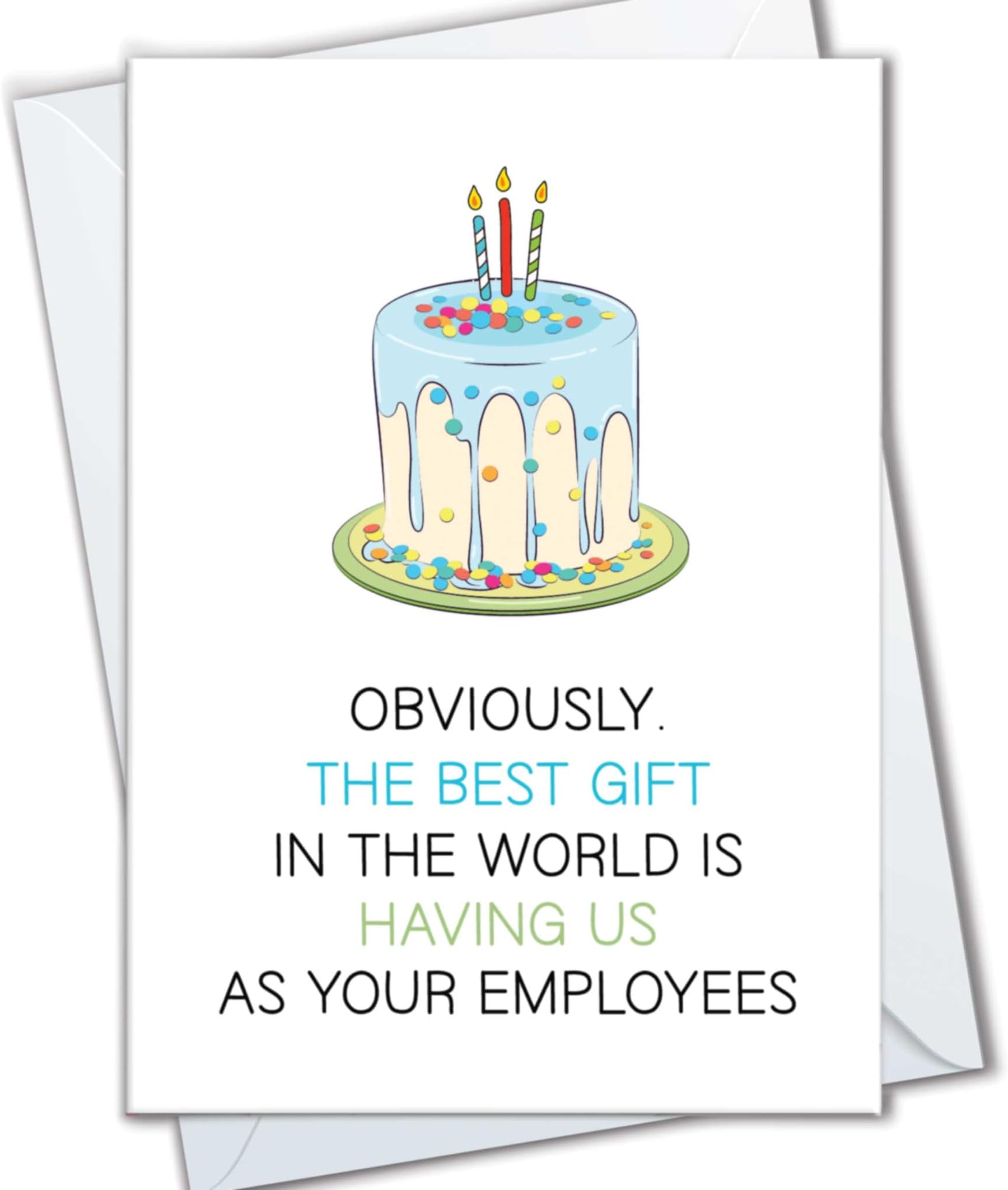 Amazon.com : UUEFKTN Funny Birthday Card for Boss Lady Boss, Humor Boss ...
