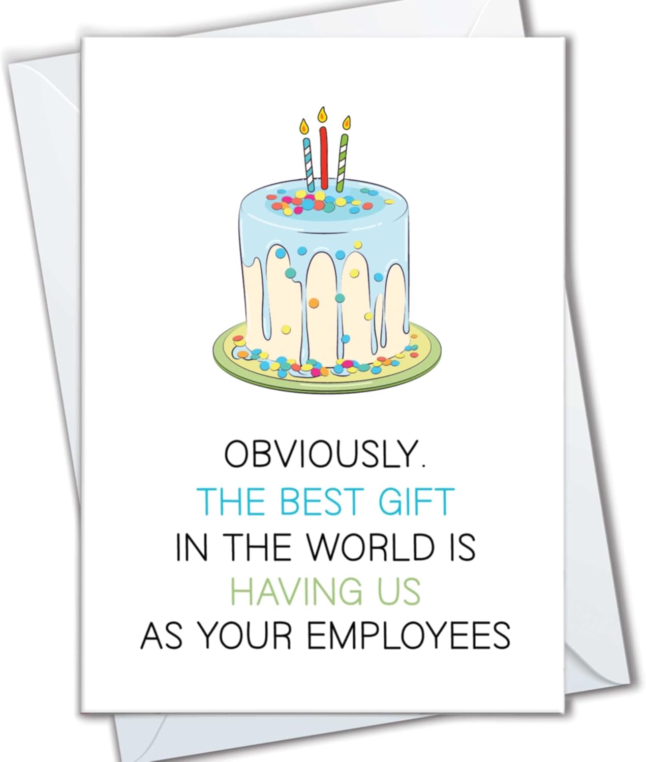 Amazon.com : Birthday Card for Boss, Funny Cards for Boss from Employee ...
