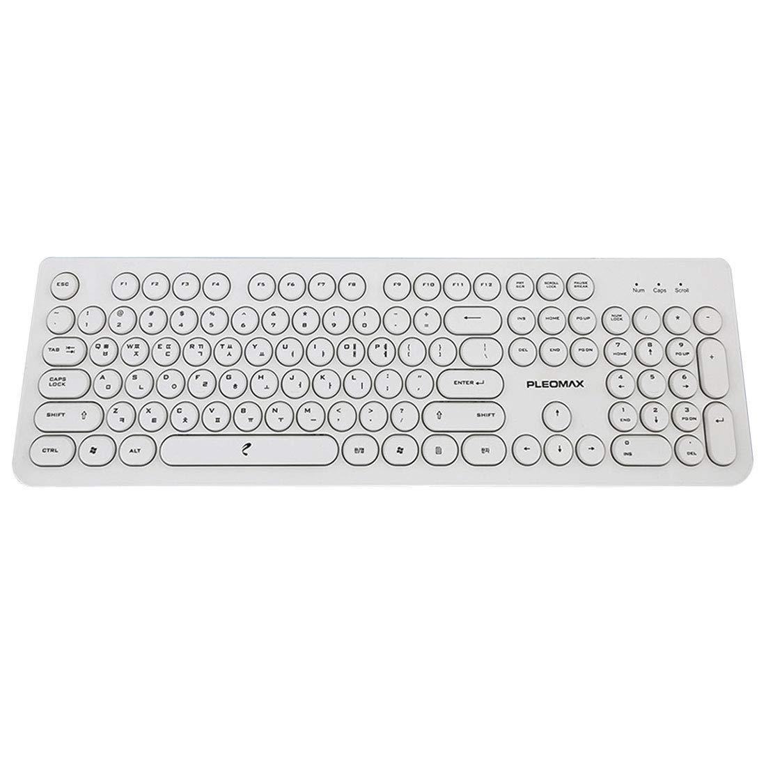 Buy Keyboard(Korean-English) Retro Punk Style Keyboard with Round ...