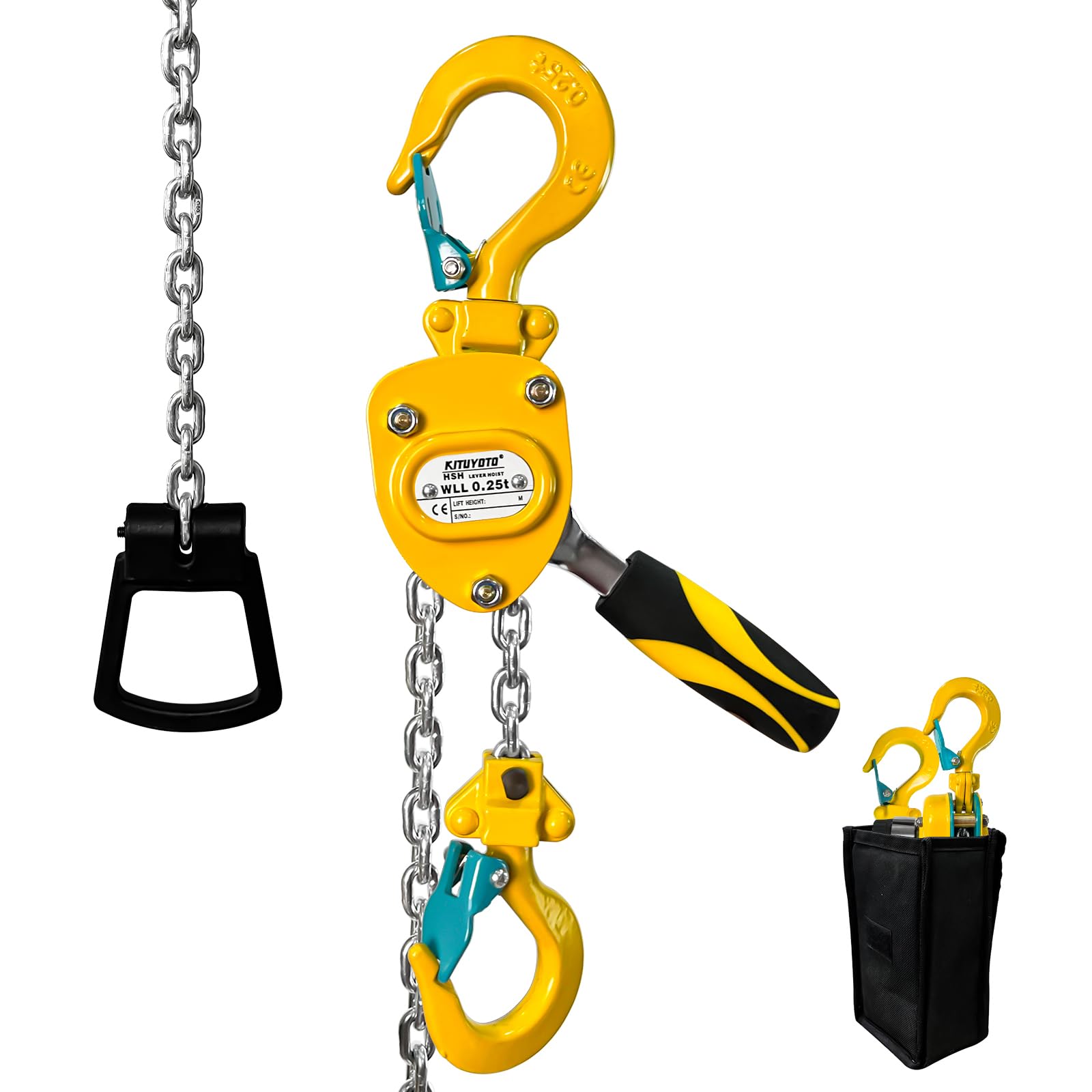 Snapklik.com : Mini Lever Chain Hoist - 1/4 Ton(550lbs) Capacity,5Ft ...