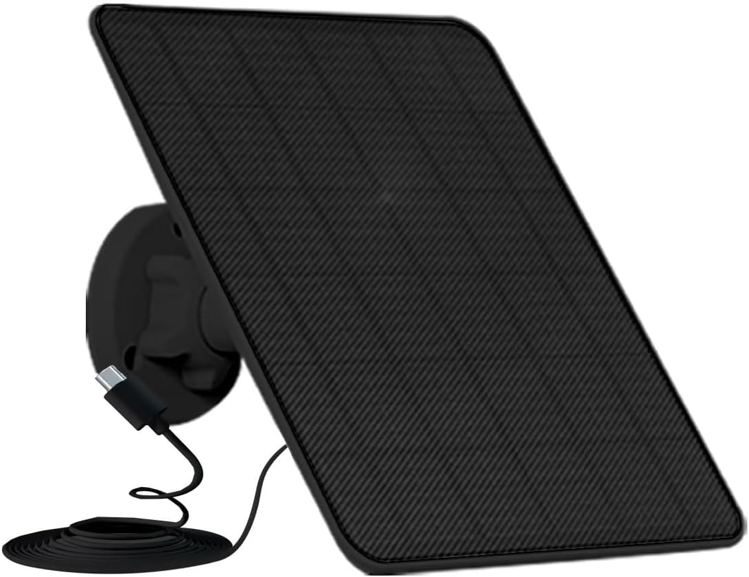 Amazon.com: 6W Ring Solar Panel Charger - Paneles Solares for Secumty ...