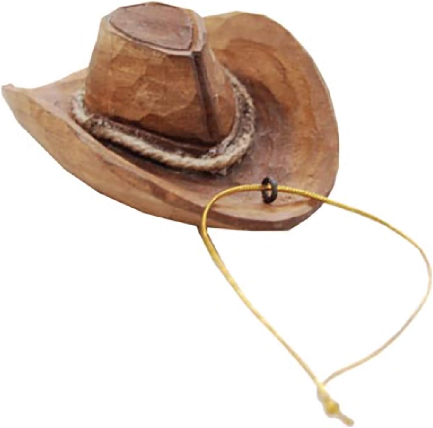 Amazon.com: Western Hat Ornament (Hand-carved of Real Wood) : Home ...