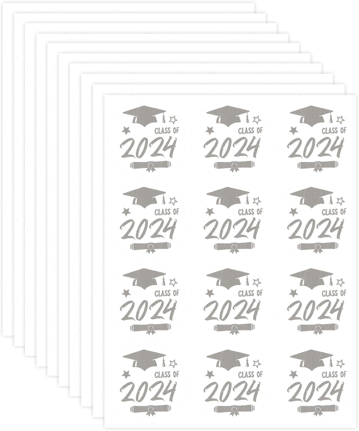 Amazon.com : 120pcs Graduation Hat Stickers, 1.57 Inch Diameter Vinyl ...