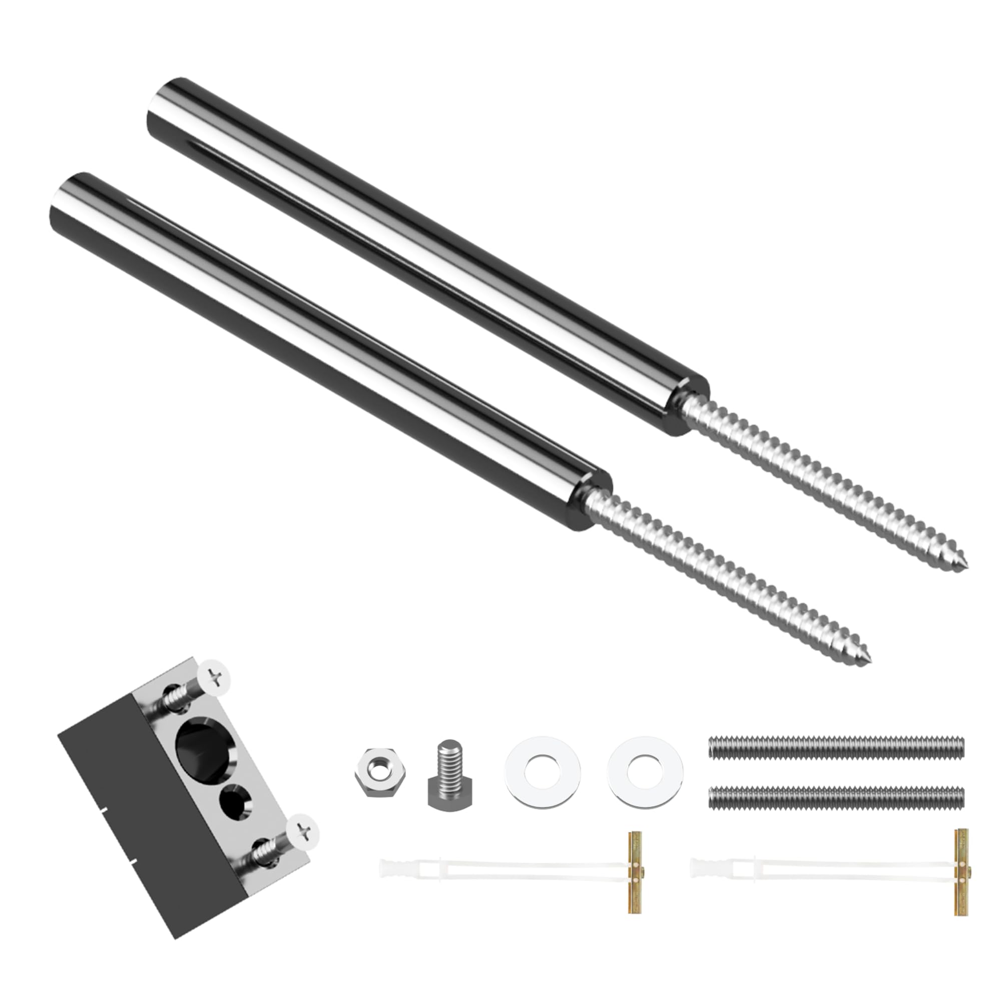 Amazon.com: Floating Shelf Hidden Bracket 5" (2 PCS) - Hidden Supports ...