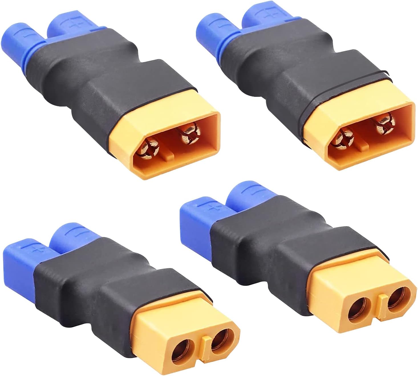 Amazon.com: Youme Power 2Pairs EC5 to Deans T Adapter Male Female ...