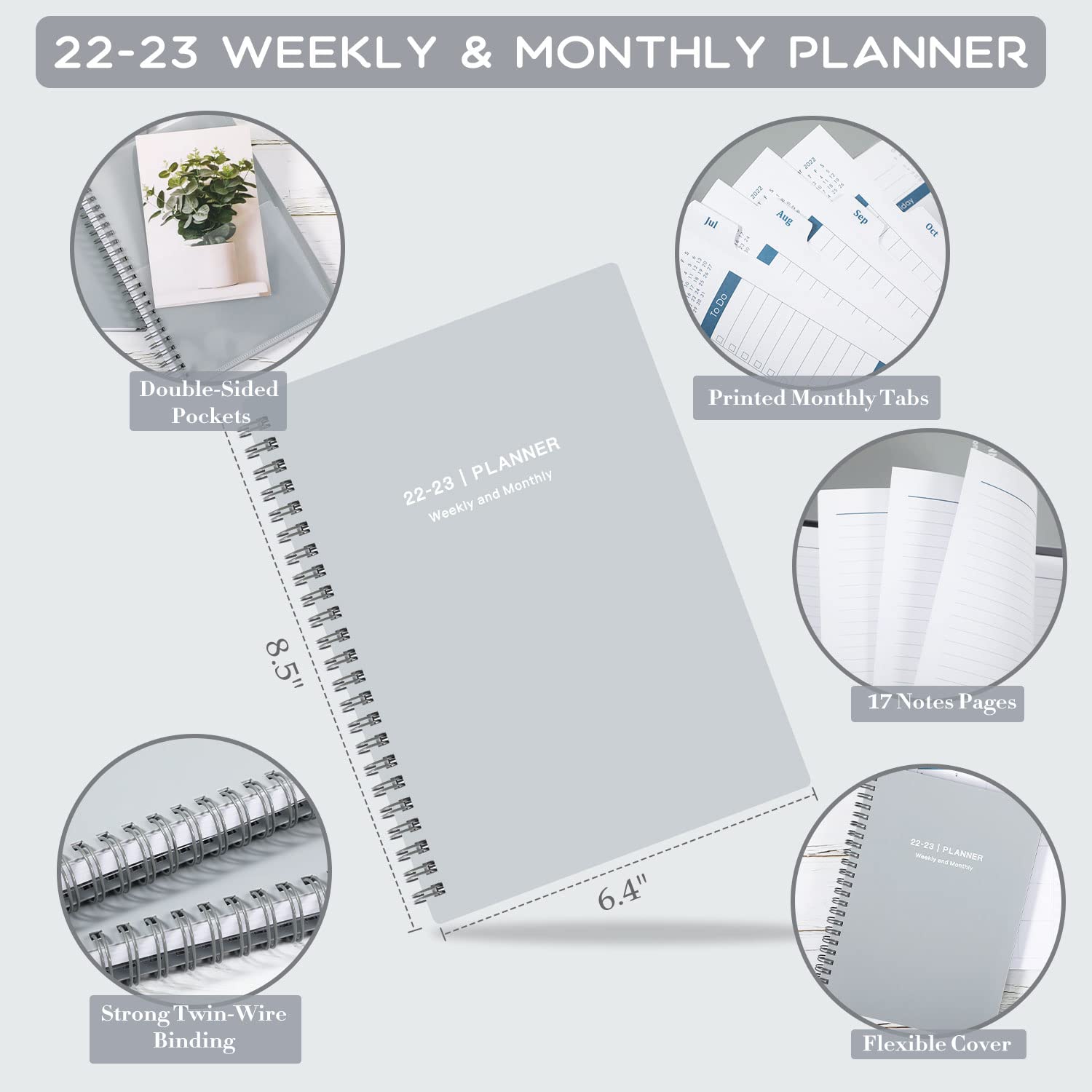 Buy 2022-2023 Planner - Academic Planner 2022-2023 with Weekly and ...