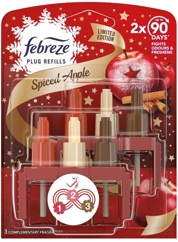3volution Spiced Apple Refill Bundle - Limited Edition 3 Scents Plug In ...