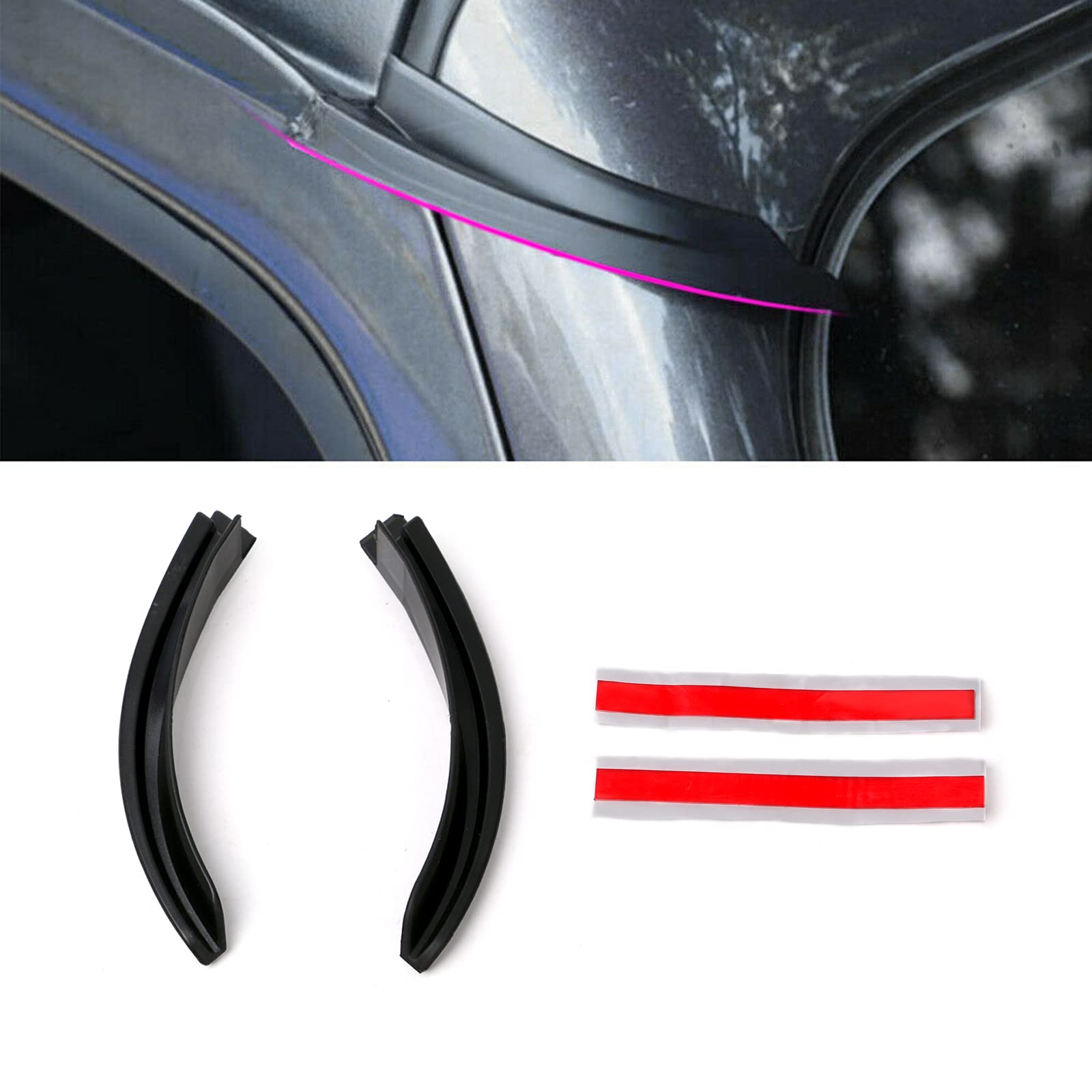 Buy PACEWALKER Roof Rainwater Guard Diversion Channel Slot Rain Gutter ...