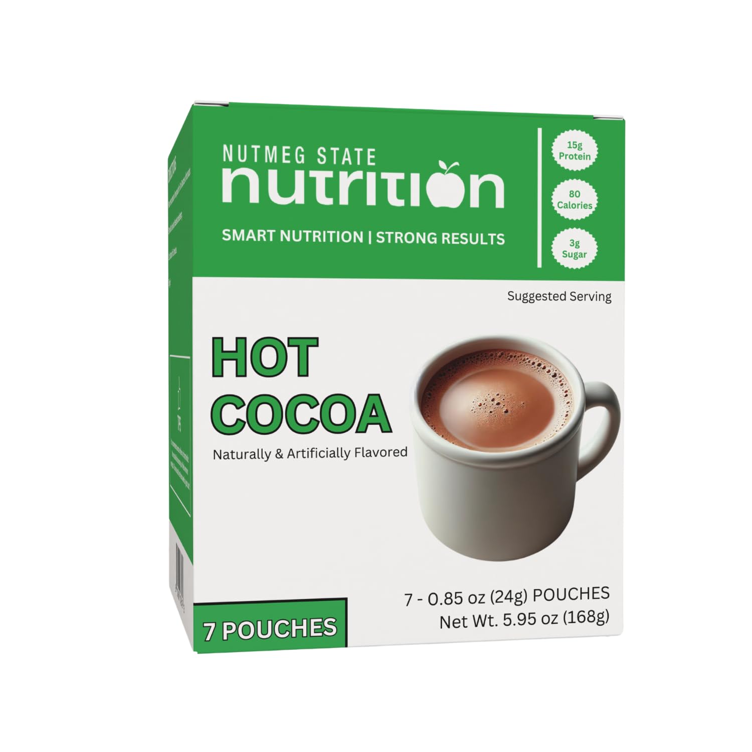 Amazon.com : Nutmeg State Nutrition - High Protein Hot Cocoa Mix, Low ...