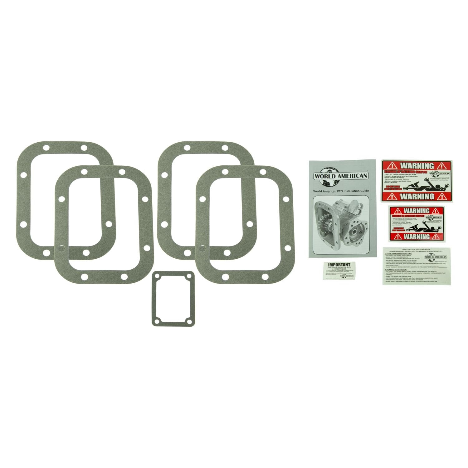 Amazon.com: 8 BOLT PTO MOUNTING GASKET KIT : Automotive