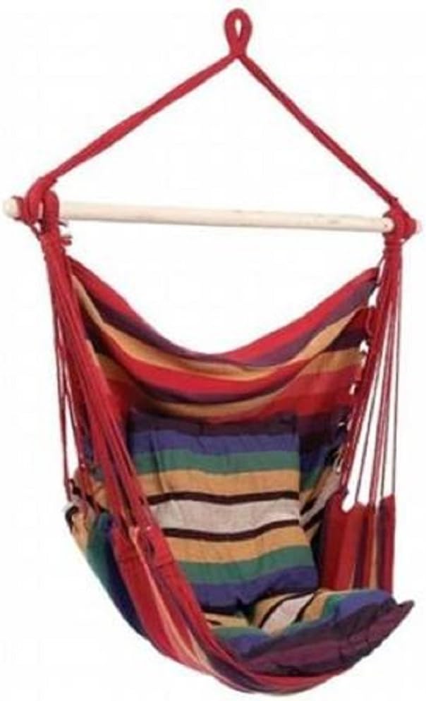 Amazon.com : SereneLife Web Chair Swing 35.5" Inch Hanging Netted Seat ...