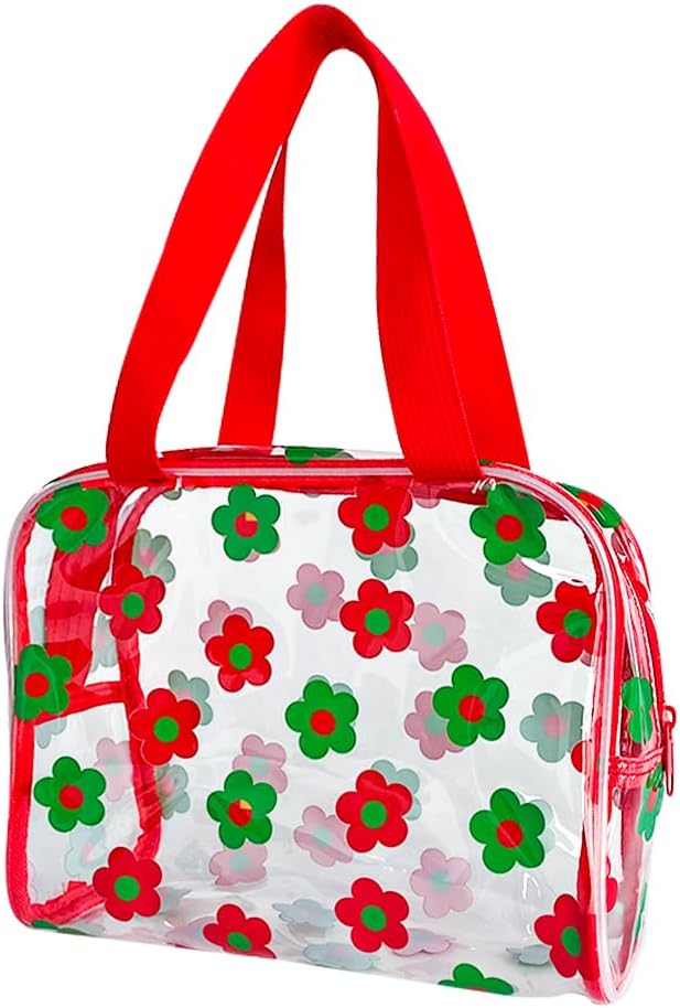 Amazon.com: Toteprint Flower printed PVC Gift Bags with Handles ...