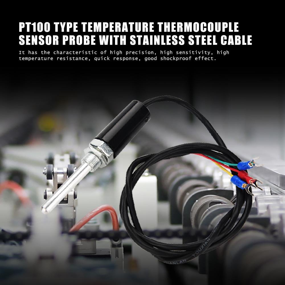 Buy Temperature Sensor, PT100 Type Digital Temp Transducer Thermal ...