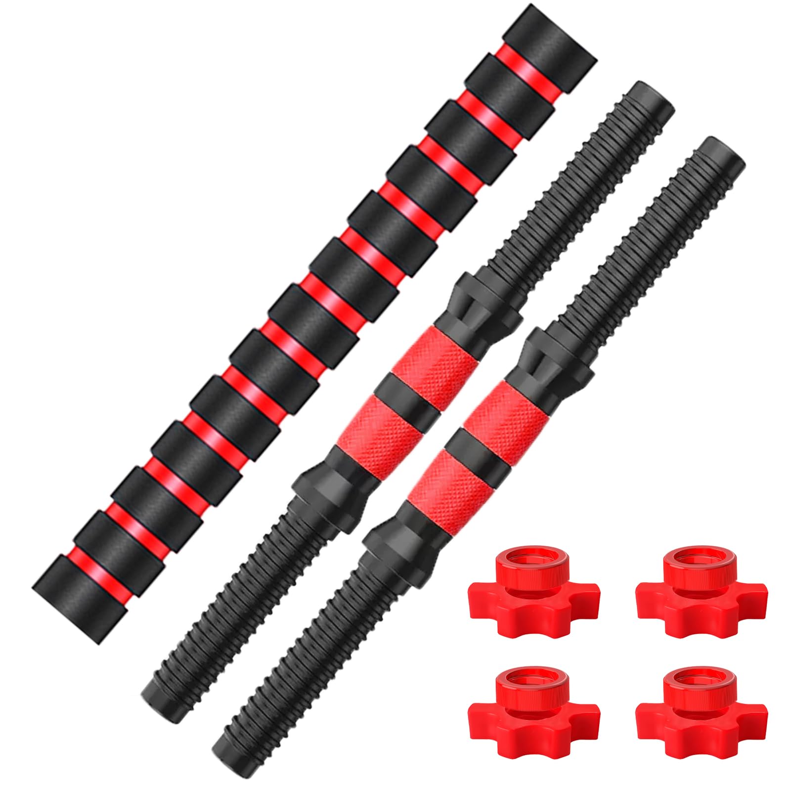 Dumbbell-Handle-set for 1inch Wide Weight Plates Dumbbell Bars, Durable ...