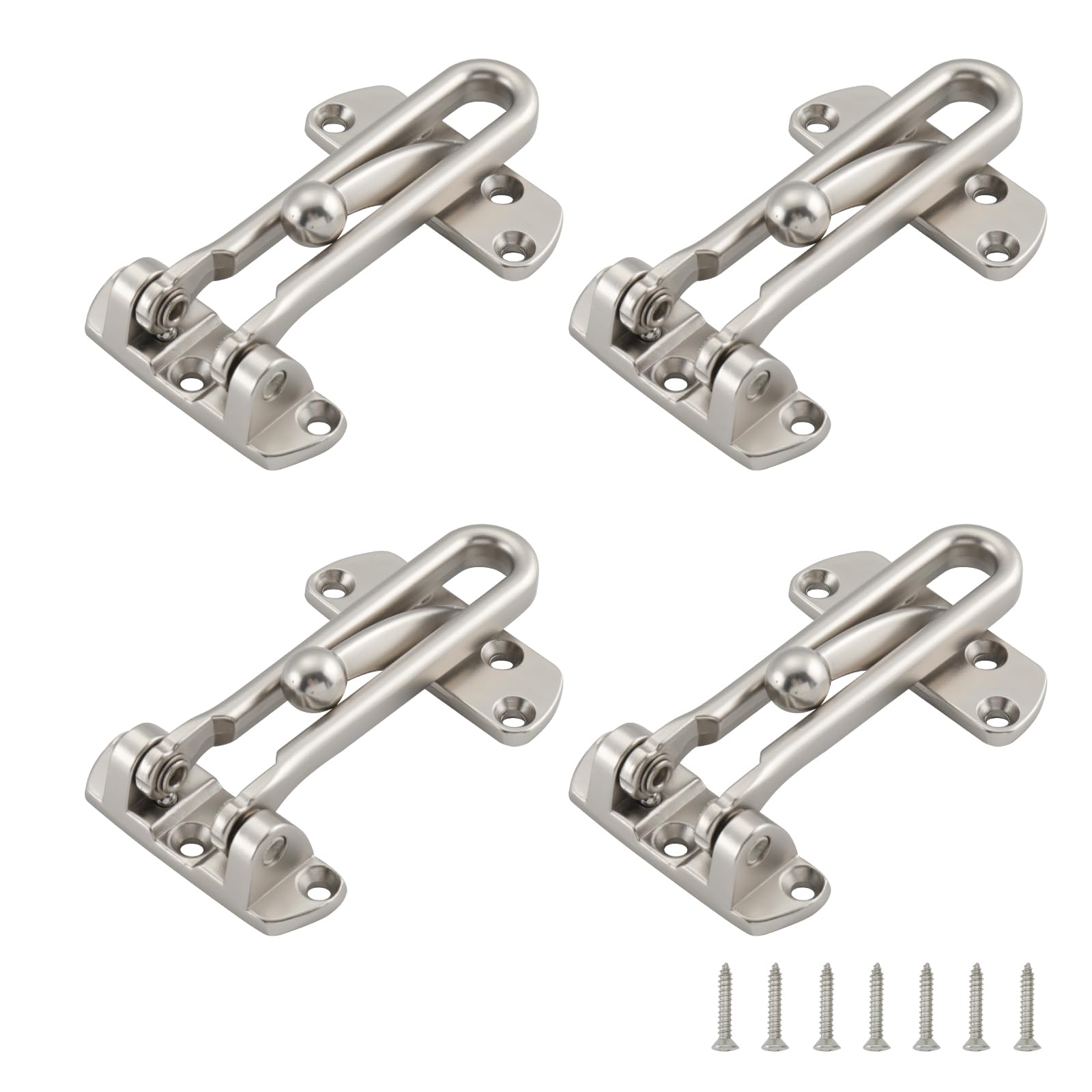 Amazon.com: WellMade Swing Bar Door Lock Latch 4 Pack,Door Security ...