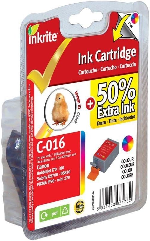 Inkrite NG Printer Ink for Canon I70 I80 Pixma, IP90, IP90V, Mini220 ...