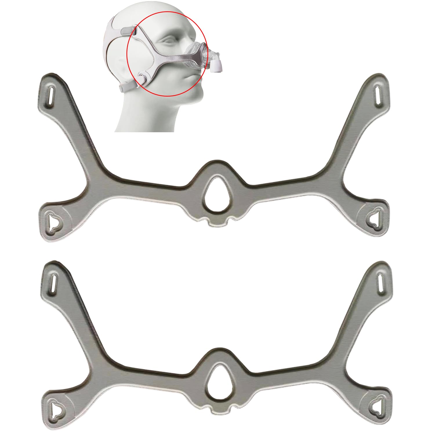 Amazon.com: 2-Pack Fabric Frame Compatible with Wisp Nasal Mask, Fabric ...