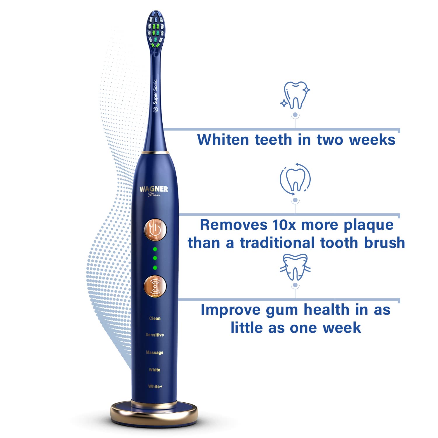 WAGNER Switzerland WHITEN+ EDITION. Smart electric toothbrush with ...