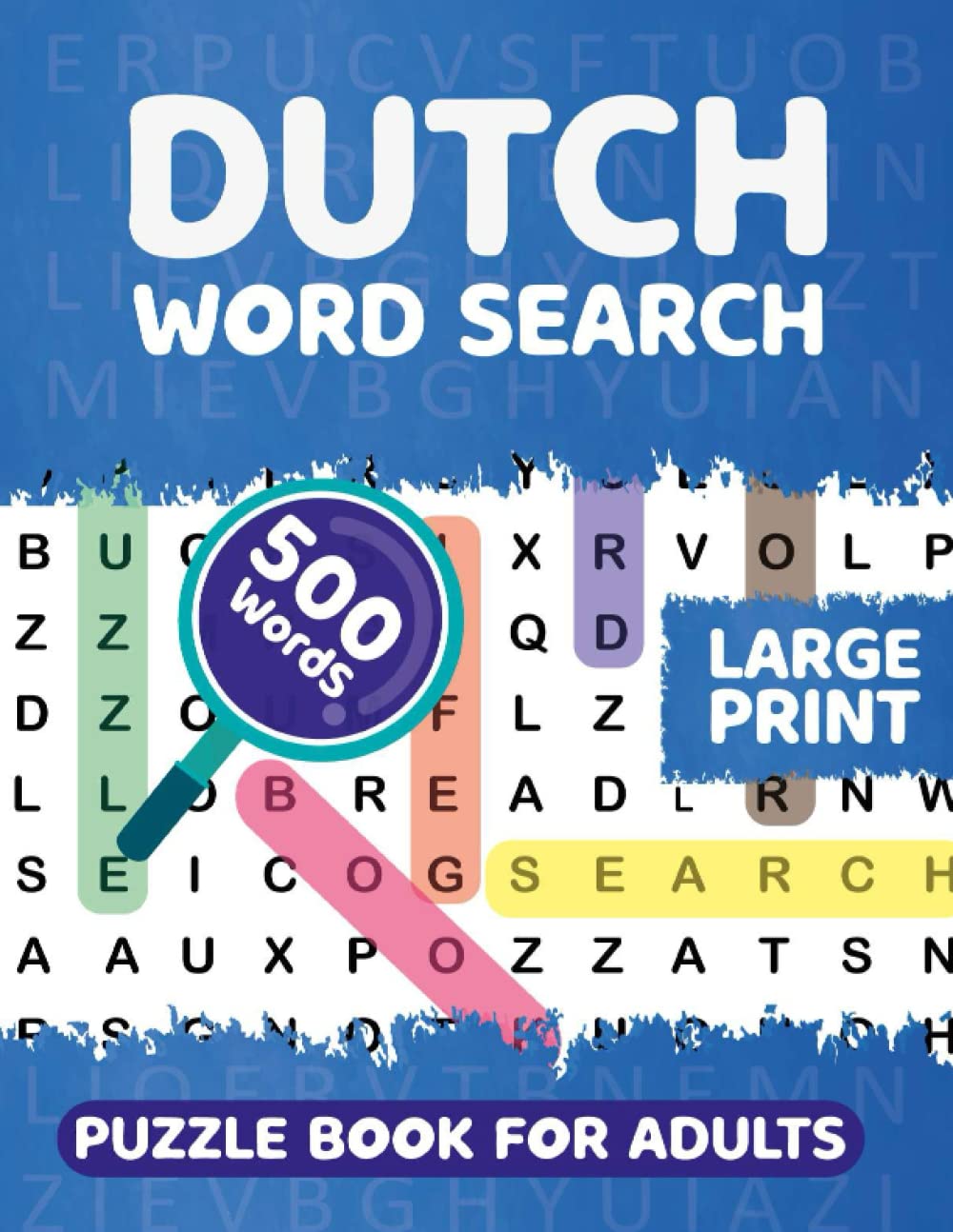 Dutch Word Search Puzzle Book fo Adults: Large Print for Adults in ...