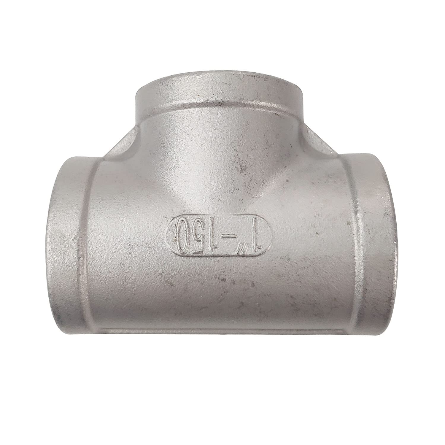 Snapklik.com : 1" Stainless Steel Tee Female NPT Threaded T Shaped 3 ...