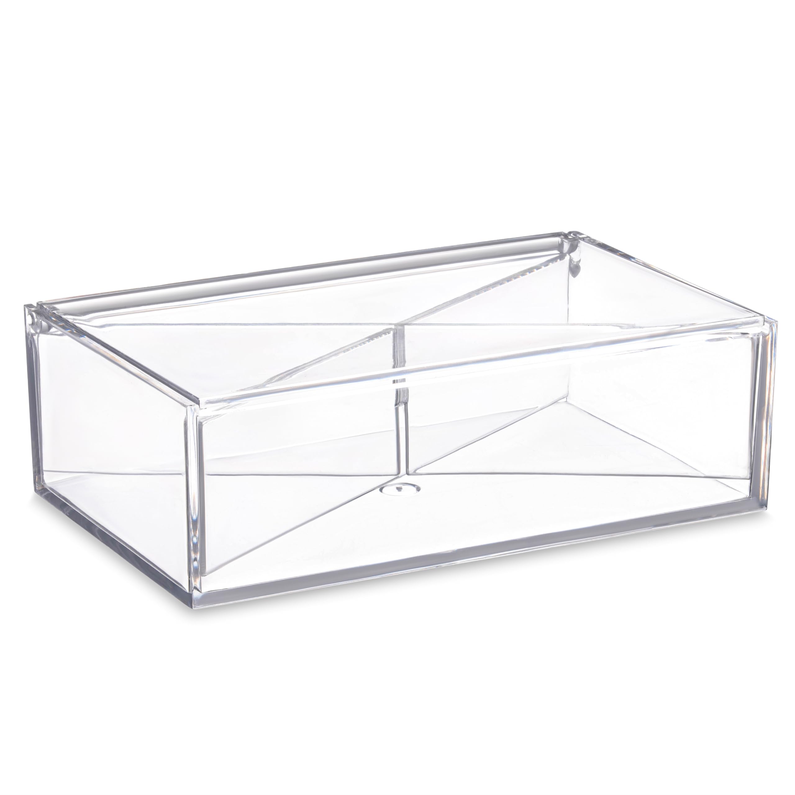 Amazon.com: Hammont Clear Acrylic Box - Acrylic Boxes for Storage ...