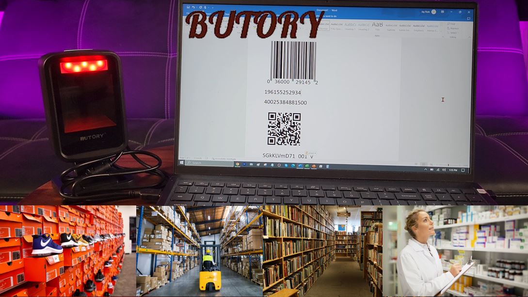 Watch Butory Barcode Scanner | 1D 2D & Barcode Hands Free Scanning on ...