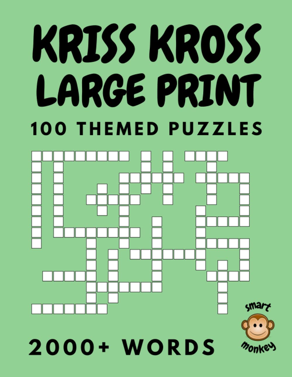 Kriss Kross Puzzle Book For Adults: Large Print, Relaxing, 100 Themed ...