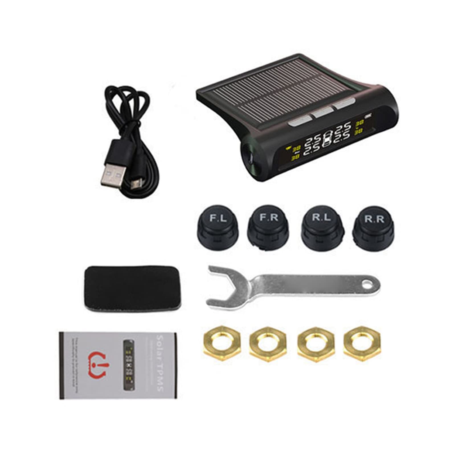 Amazon.com: Vermon Solar Power TPMS, Tire Pressure Monitoring Systems ...