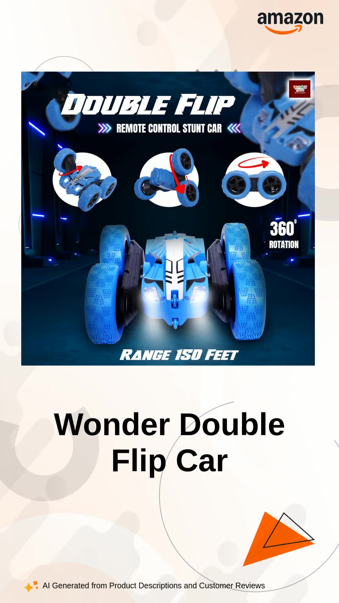 Watch Wonder Double Flip Car on Amazon Live