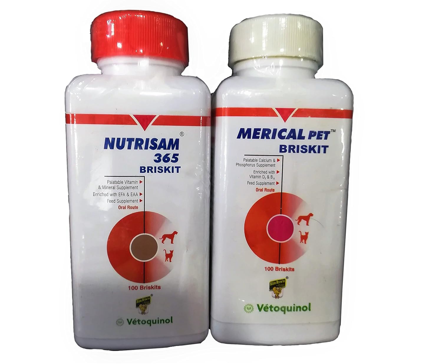 DB Traders India Merical & Nutrisam Briskit Supplement for Dogs and ...