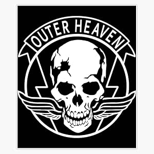 Amazon.com - Outer Heaven Bumper Sticker Window Water Bottle Decal 5"