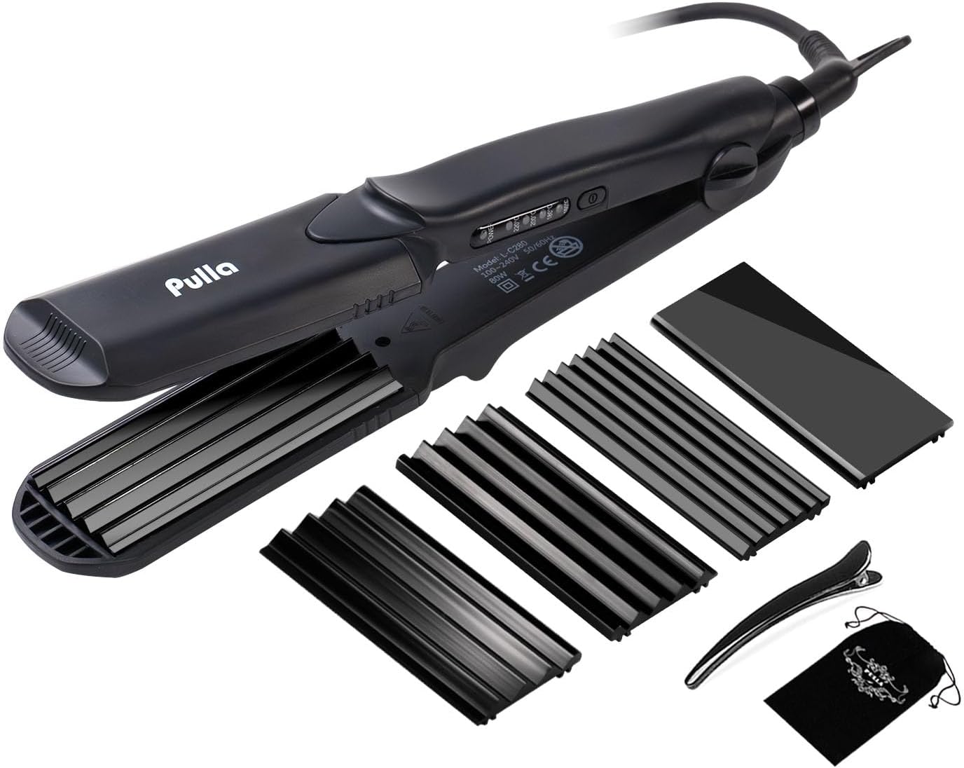 Amazon.com : Terviiix Crimper Hair Iron with 4 Interchangeable Plates ...