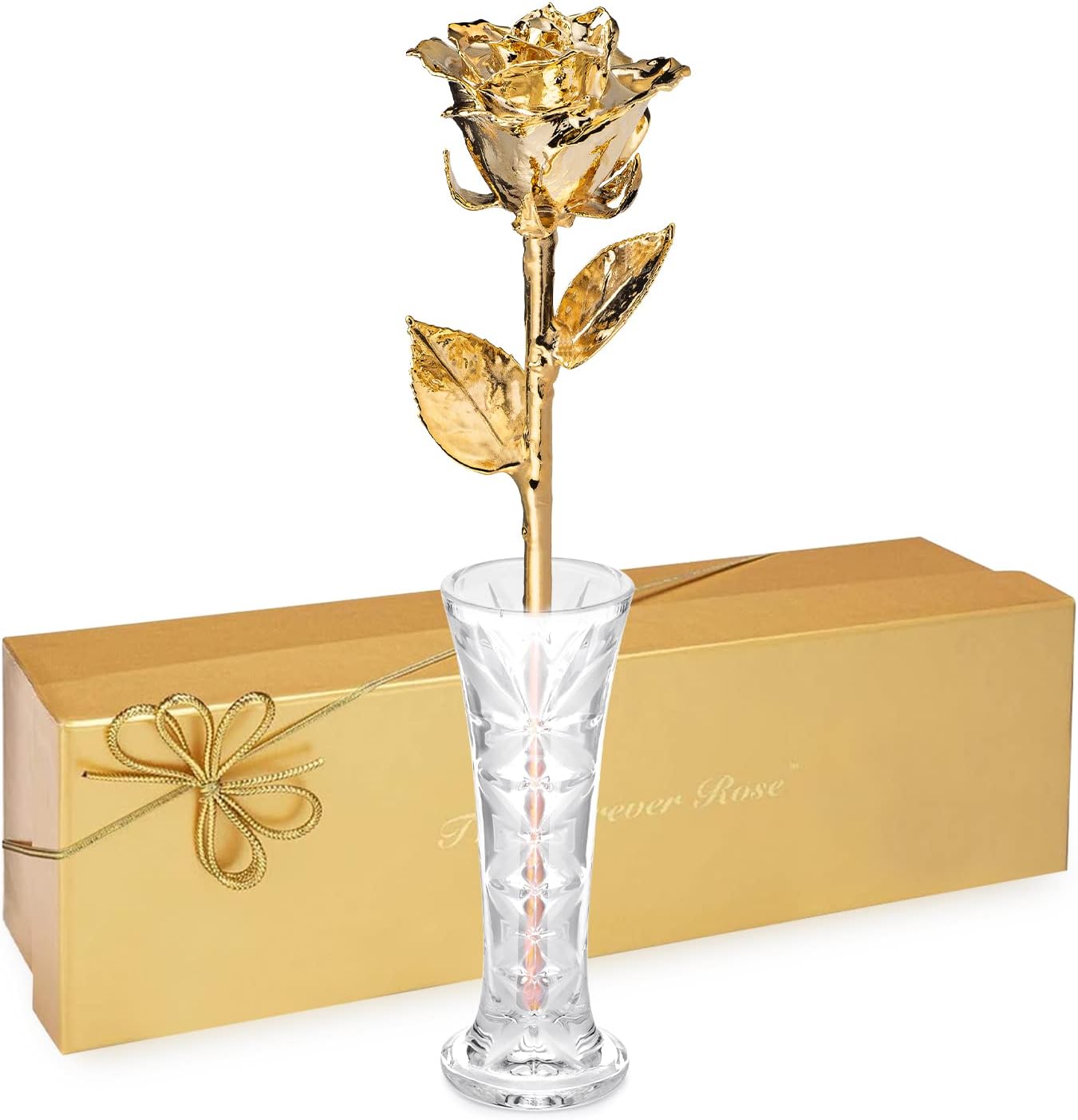 Amazon.com: Forever Rose, a Genuine, One of a Kind, Real Platinum Rose ...