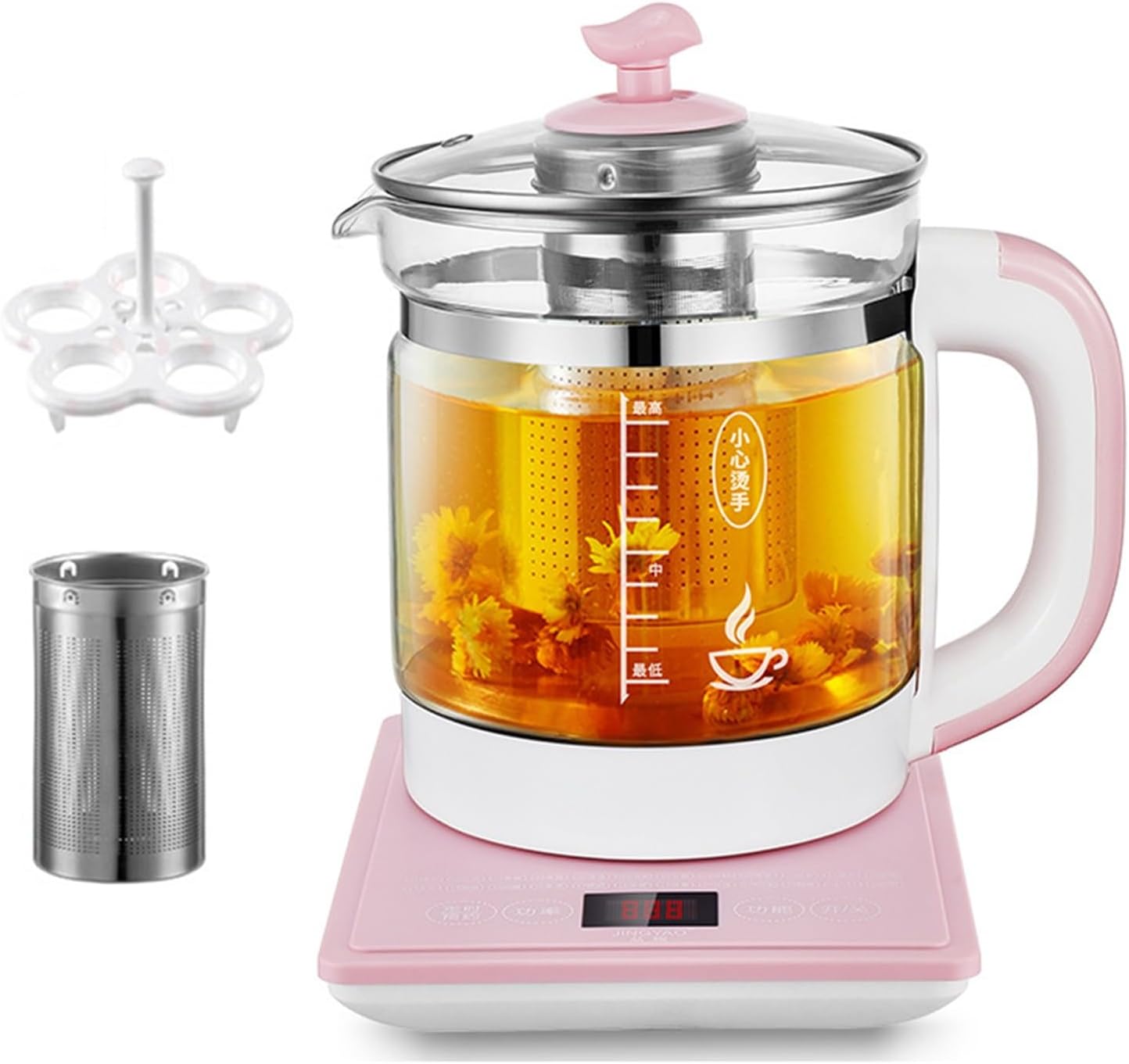 Amazon.com: Electric Kettle, Hot Tea Maker, Electric Glass Kettle ...
