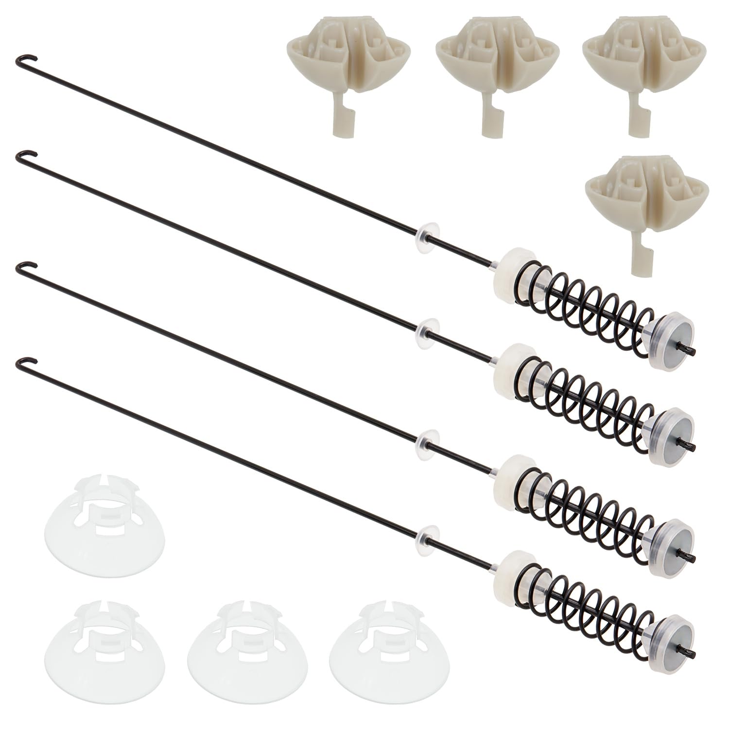 Amazon.com: Washer Suspension Rod Kit Compatible with Roper RTW4516FW0 ...