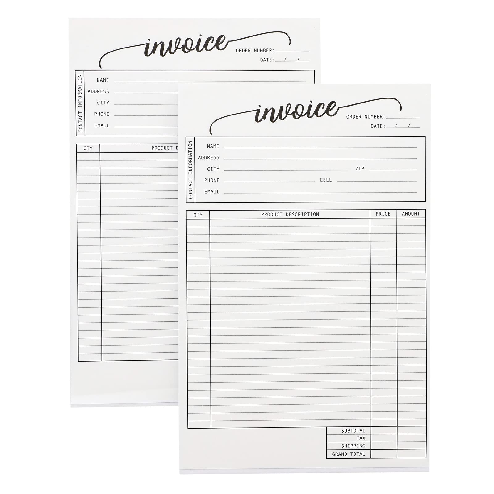 Buy 2 Pack Carbonless Work Order Forms With Copy Invoice Book For buy-2-pack-carbonless-work-order-forms-with-copy-invoice-book-for