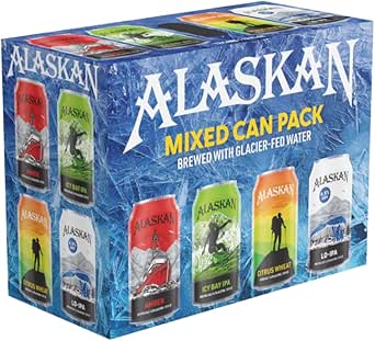 Cerveza Alaskan Mixed Can Pack, 12 latas de 355ml, Varios Estilos ...