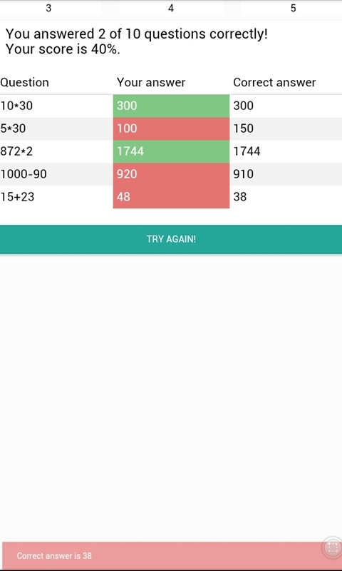 easy maths quiz:Amazon.com:Appstore for Android