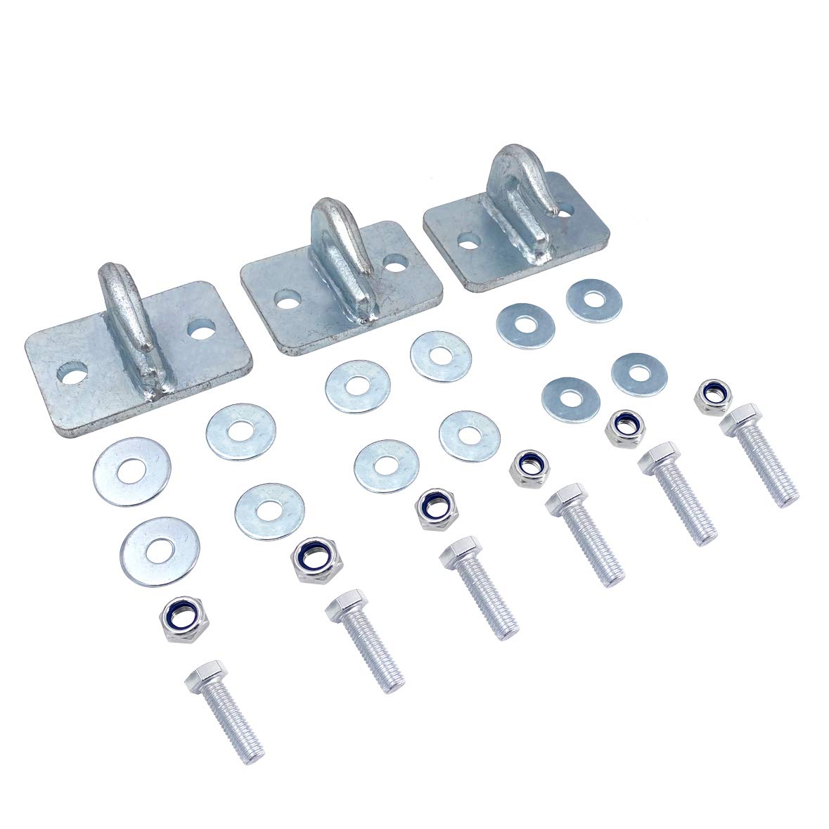 ENIXWILL 5/16in 3PC Tractor Bucket Grab Hook Mount Bolt-On Loader Chain ...