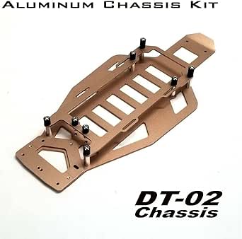 Amazon.co.jp: タミヤ DT02用 アルミシャーシー 最強カスタム 海外製品 コンバーションキット : おもちゃ