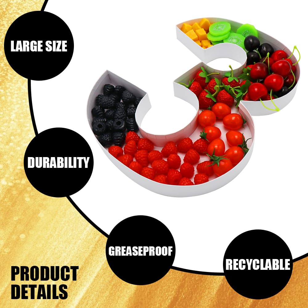 Number Boxes 12inch Cardboard Number Fillable Cutouts Paper Mache For ...
