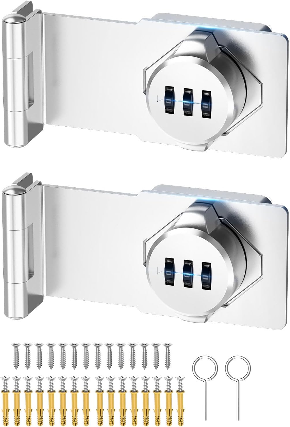 Cabinet Password Hasp Locks, 90 Degree Barn Door Lock, Household ...