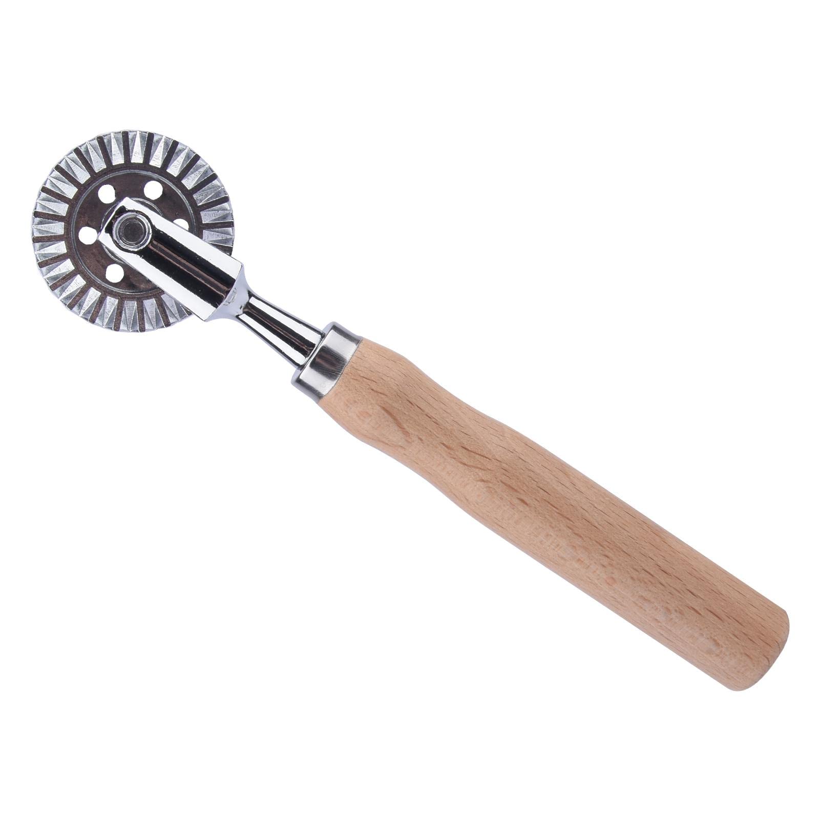 WANAONE Pastry Wheel Cutter, Pastry and Pasta Cutter Wheel with Wooden ...