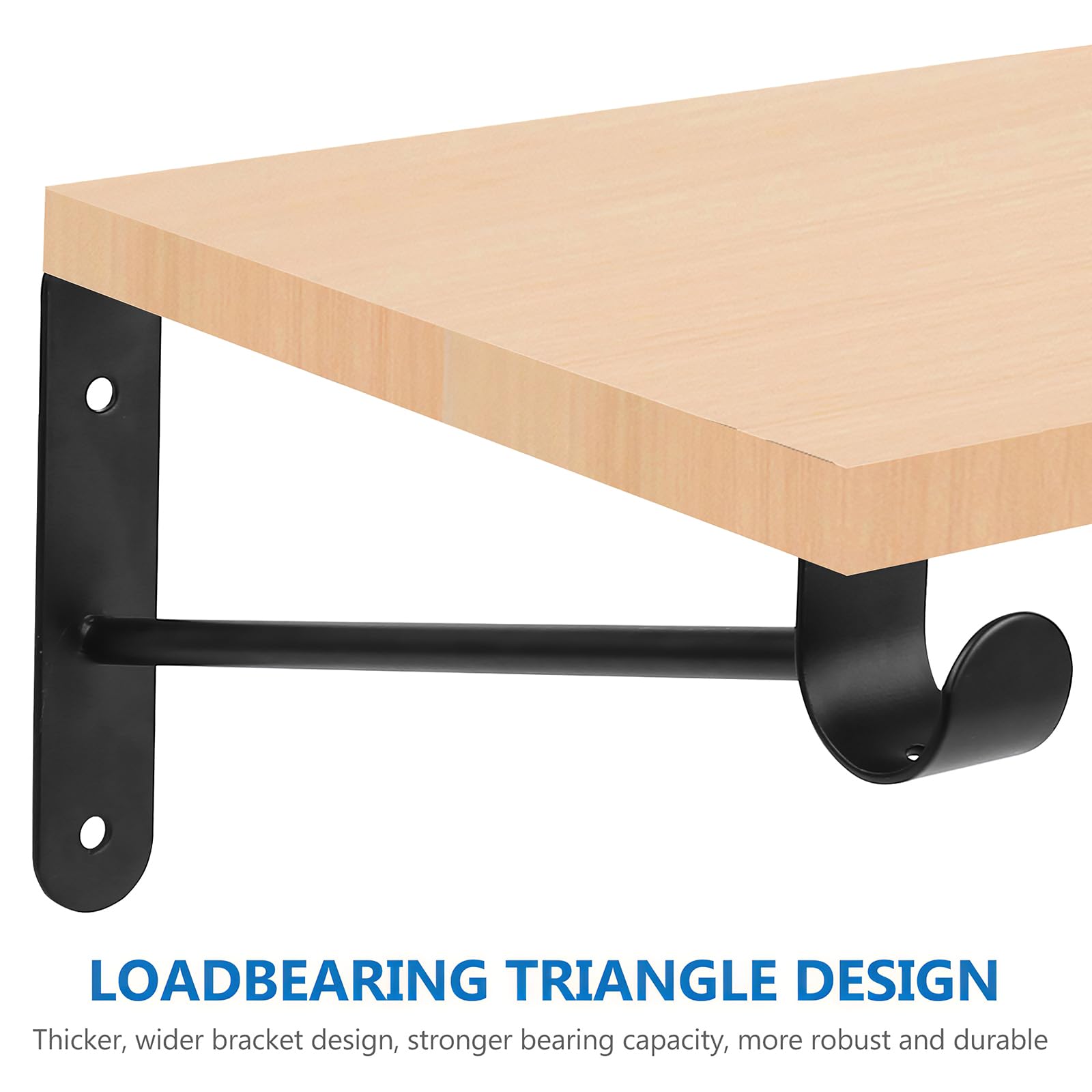 Snapklik.com : Shelf And Rod Brackets, 4 Pcs Closet Shelf & Rod ...