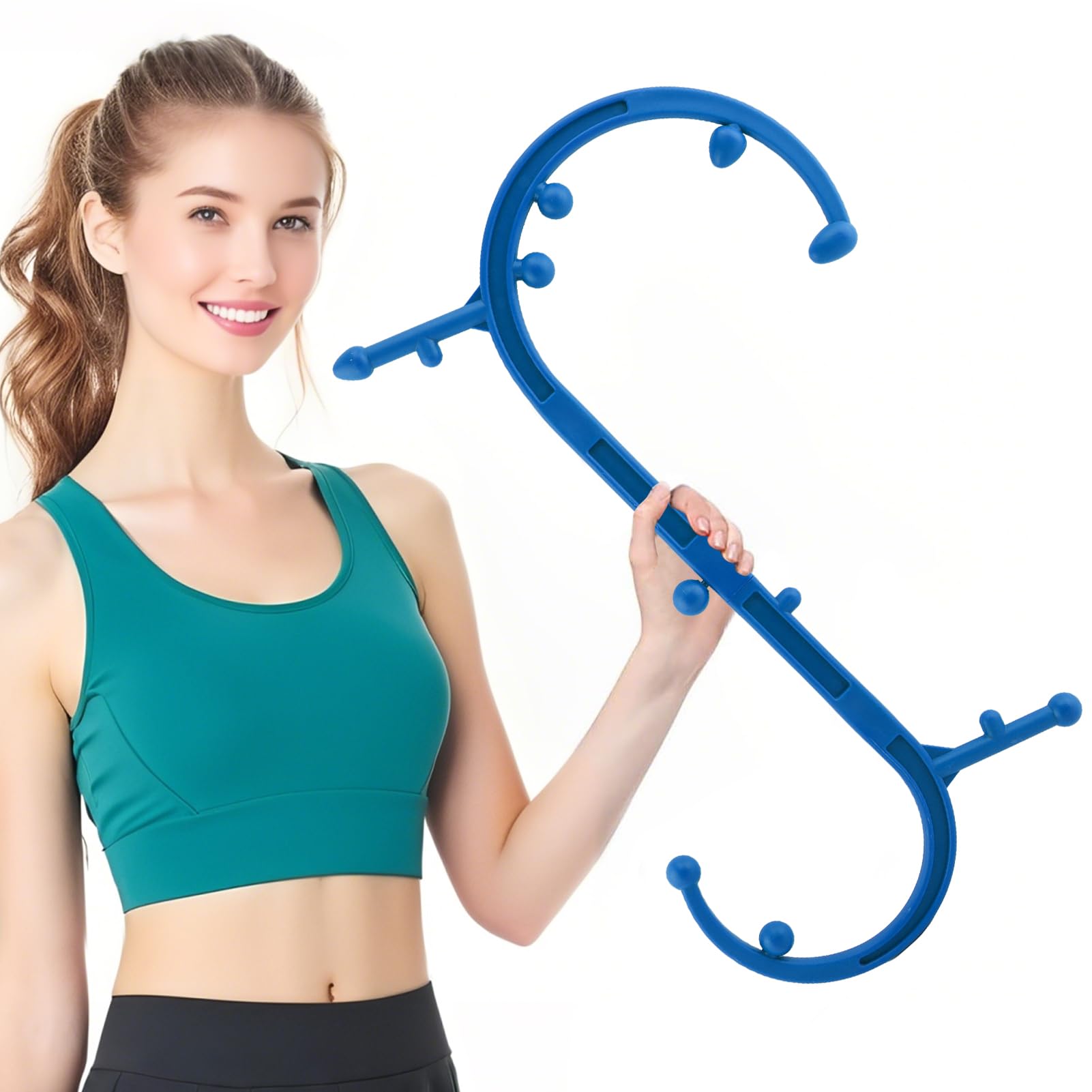 Snapklik.com : Massage Trigger Point Cane Muscle Release Tool Self ...