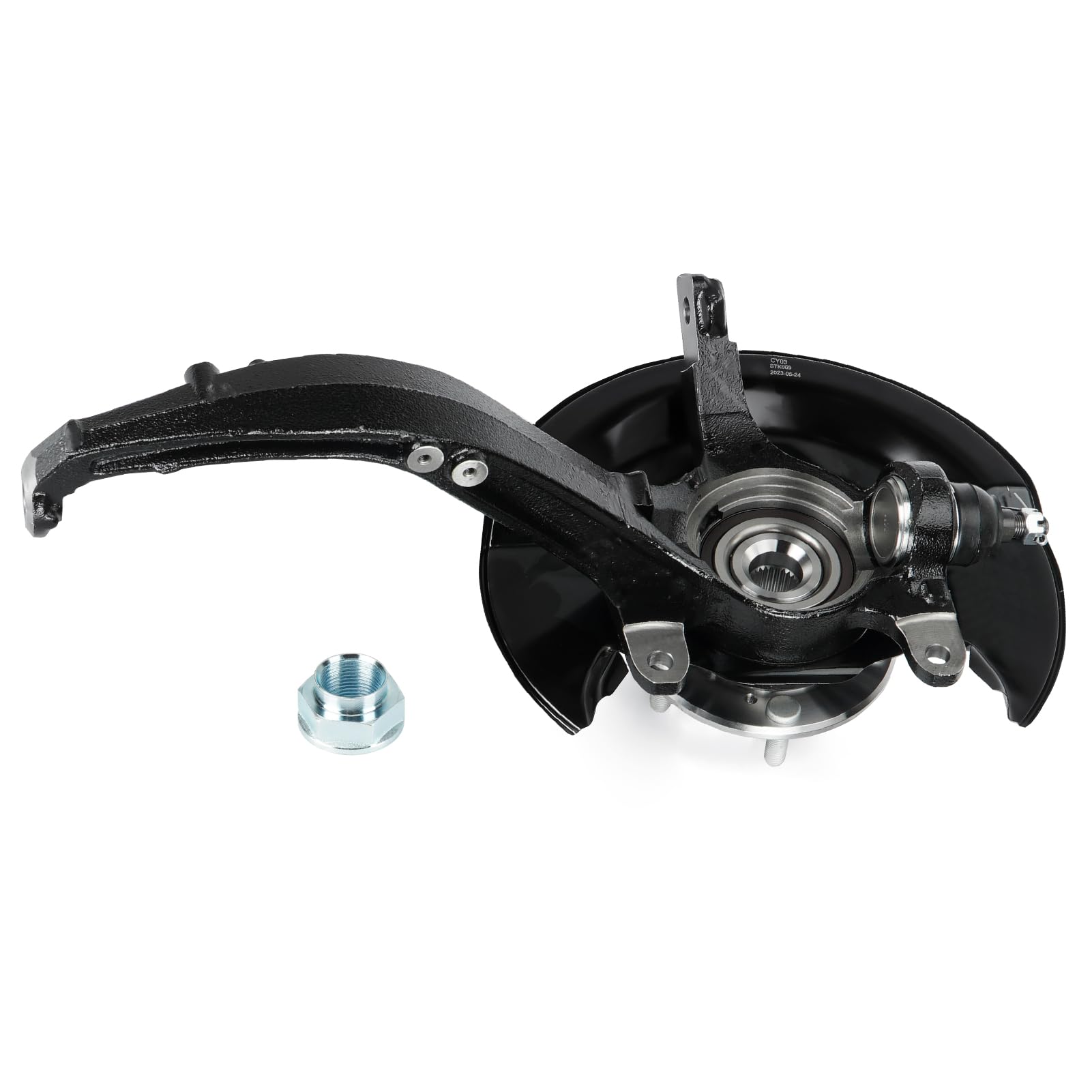 Amazon.com: Front Steering Knuckle & Wheel Bearing Hub Assembly for ...
