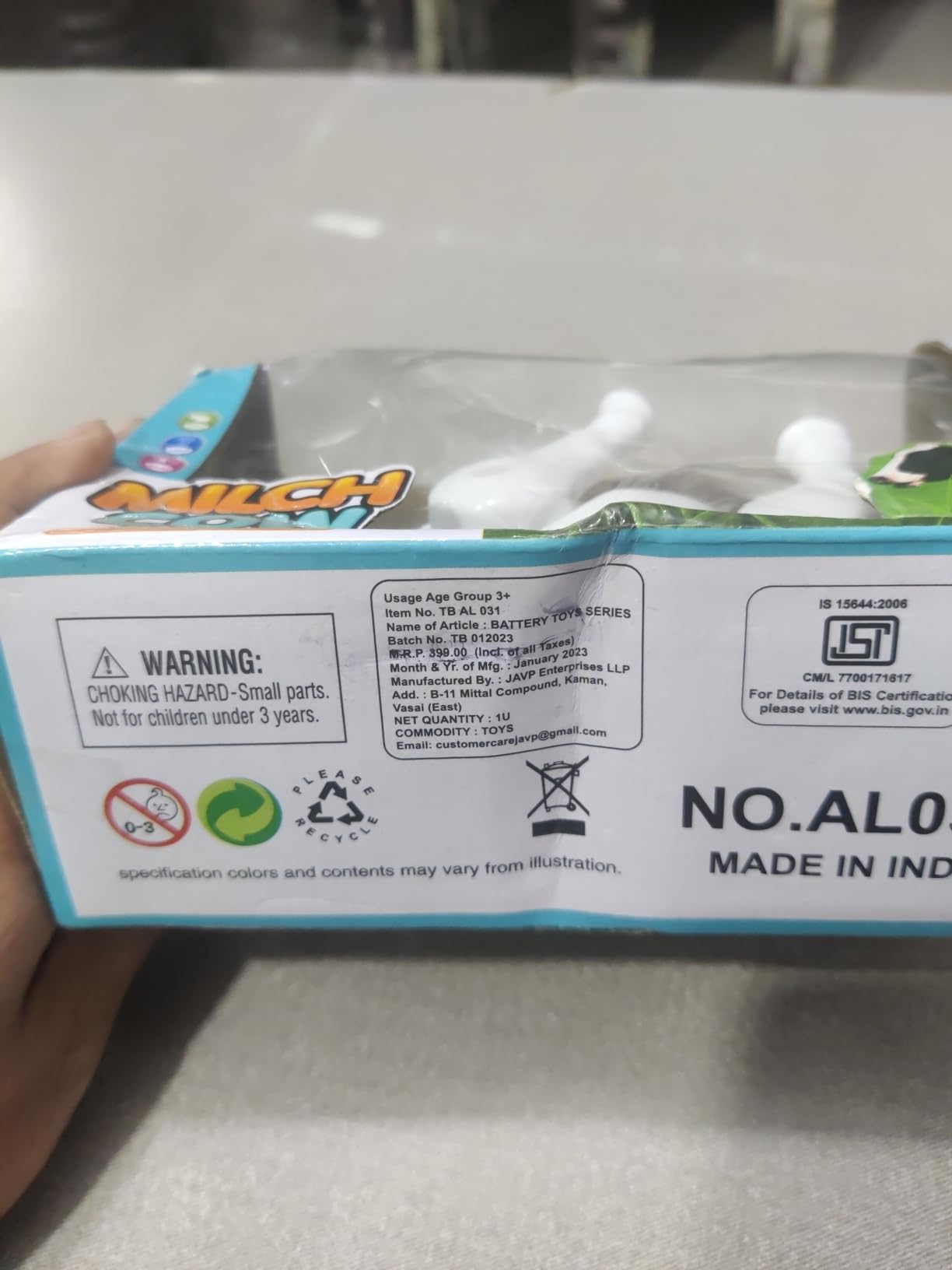 Buy Velocious® Light and Sound Battery Operated Walking Cow Toy Ground ...