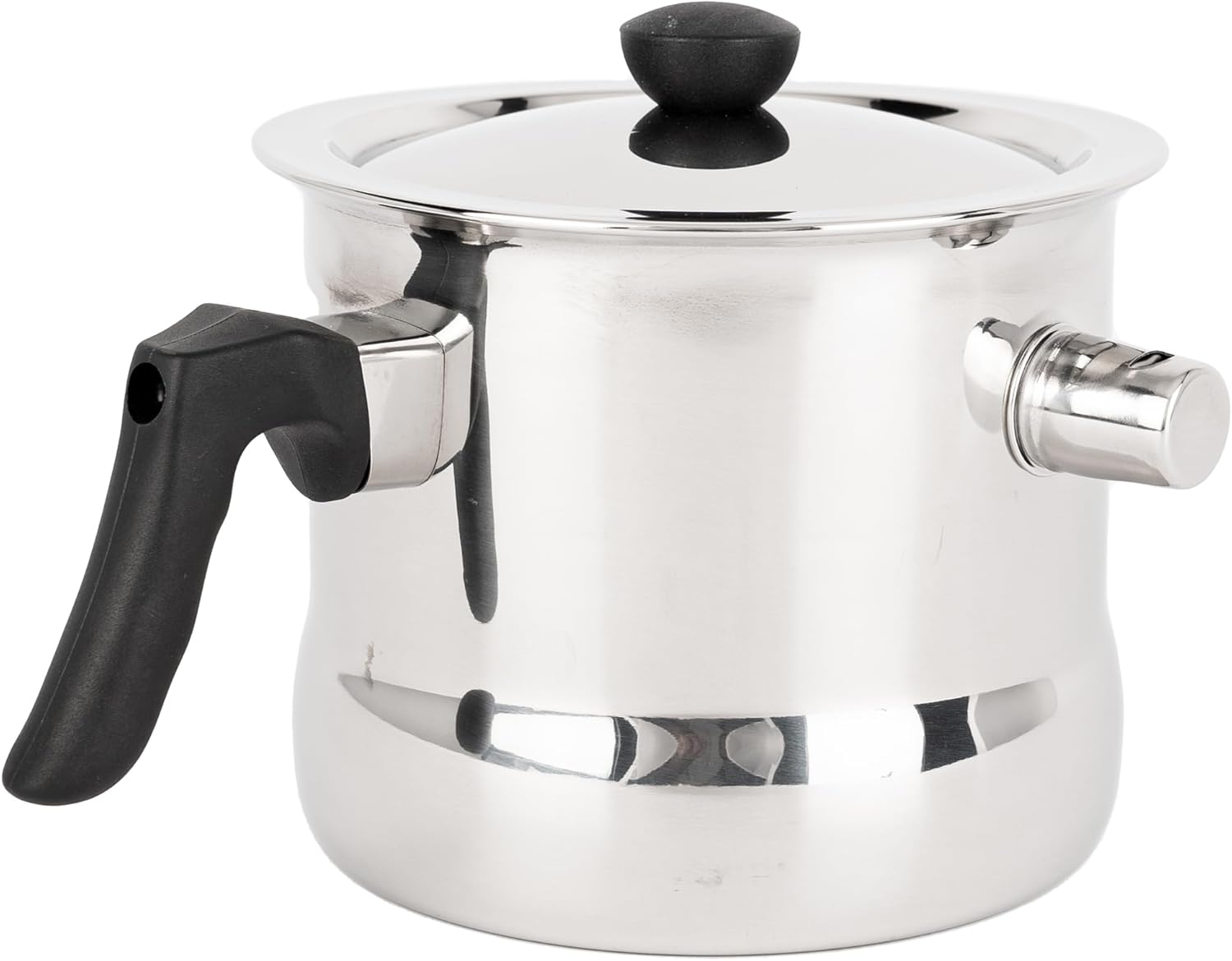 KARL HAUSMANN Edelstahl Milchtopf Induktion - 1.5L - Doppelwandig ...