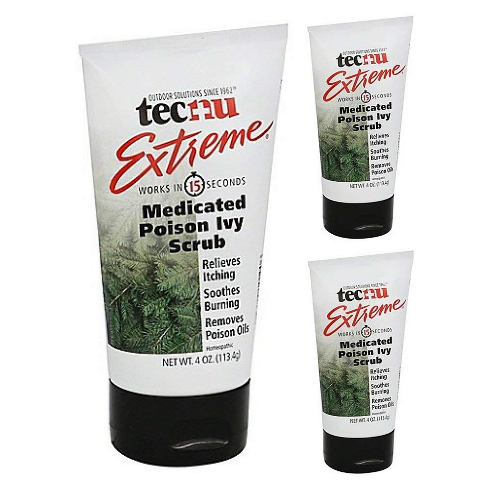 Amazon.com : Tecnu Extreme Medicated Poison Ivy Scrub (4 oz) (3 pack ...